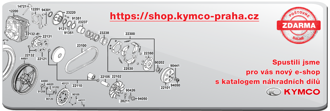 Kymco-Praha.cz :: Náhradní díly